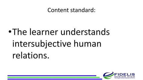 Intersubjectivity Is The Dynamic Interplay Of Understanding And Shared