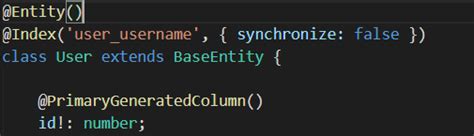 Disable Synchronization For Function Based Index Is Not Working · Issue 7487 · Typeormtypeorm