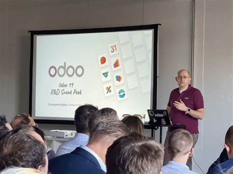 odoo 19 randd sneak peek coming up 80 slides filled with new features 😱… jasper hendrickx
