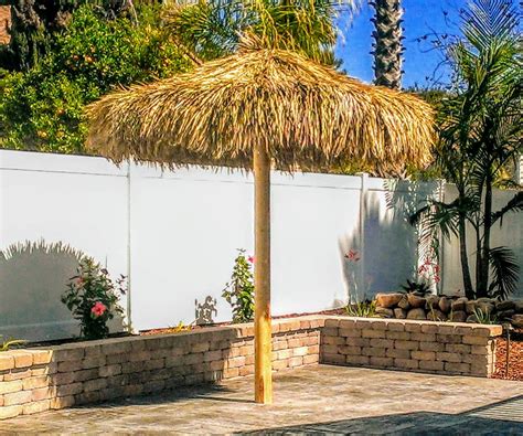 9 Foot Mexican Palm Palapa Kit Round Palm9