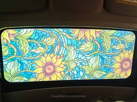 Diy Sunroof Makeover Transform Your Car With Stained Glass Window Film
