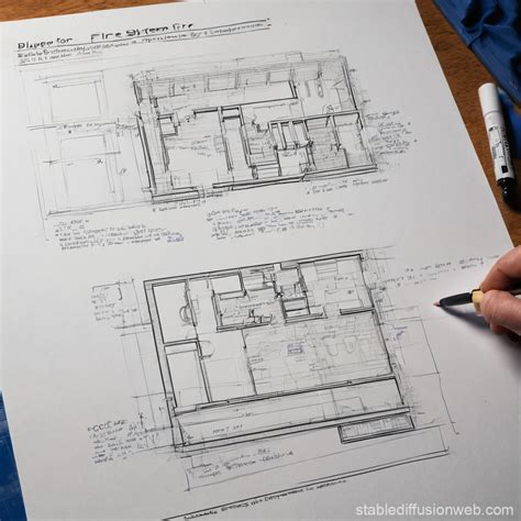 Fire System Blueprint Stable Diffusion Online