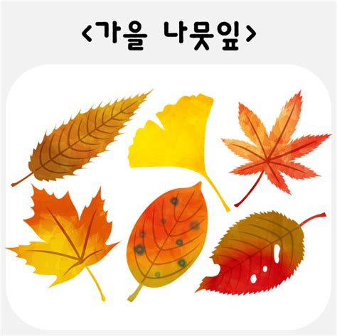 어린이집 유치원 환경구성 가을 나뭇잎 도안 네이버 블로그