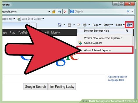 My Internet Explorer Update