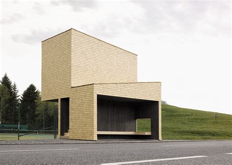 World Famous Architects Design Bus Stops For An Austrian Village