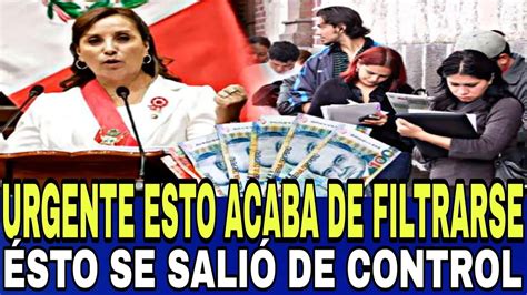 Urgente Esto Acaba De Suceder Noticias De PerÚ Youtube