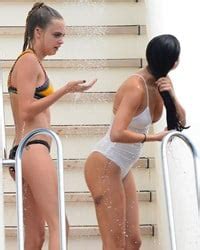 Selena Gomez Cara Delevingne Nude Kissing Outtake