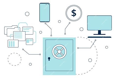 Premium Vector Private Digital Information Protection Personal Data Security Icon