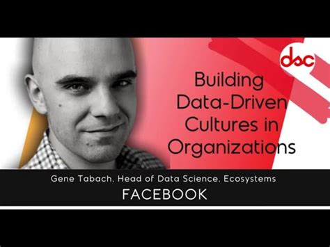 Building Data Driven Cultures In Organizations Gene Tabach