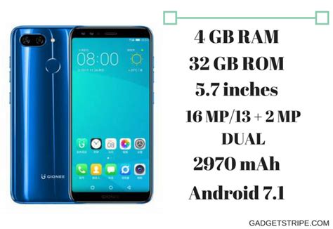 Gionee S Lite Specifications Features Price GadgetStripe