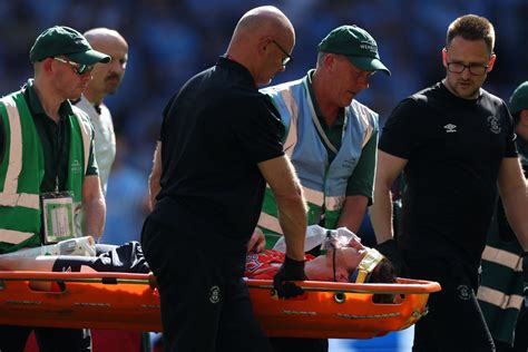 Luton Town Captain Tom Lockyer Feeling Okay After Collapsing On Pitch