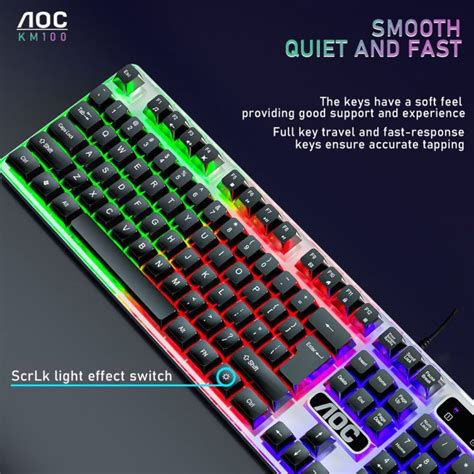 Aoc Gaming Keyboard Rgb Daraz Lk