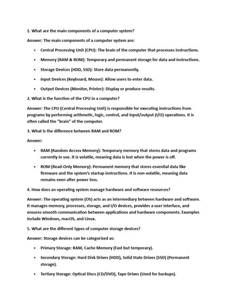 12 Pdf Computer Data Storage Operating System