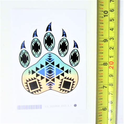 First Nations Bear Claw Sticker Decal Pacific North West Coast Native
