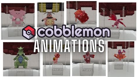 Cobblemon Pokemon Animations Part 10 Minecraft Pokemon Animation Gaming Cobblemon