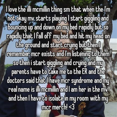 I Love Illi Mcmillin I Am Illi Mcmillin I Love Mcr Mcr My Chemical Romance