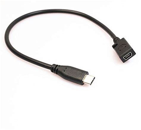 Usb Type C Male To Mini Pin Type B Mini B Female Converter Cable Cord M Ft Usb C To