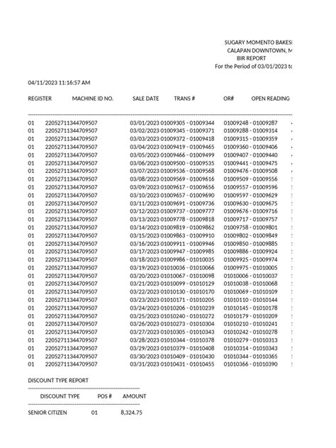 Bir Ledger Dt March2023 Pdf