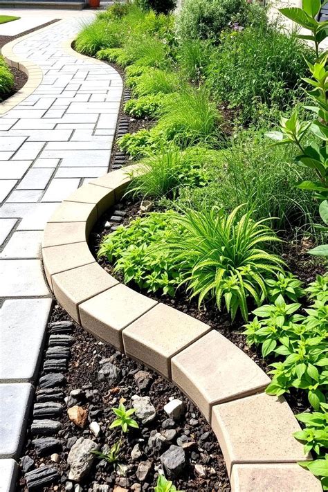 24 Durable Concrete Paver Walkway Ideas For Garden Pathways