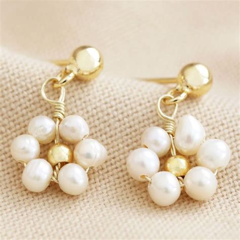 Aimee Gibbs Earrings Daisy Earrings Gold Jewelry Simple Gold Drop