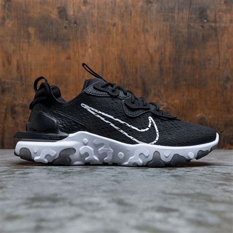 Nike Men React Vision Black White Black