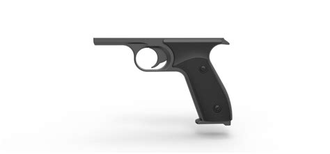 3d Printed Handle For Cosplay Blaster Pistol 3 By Techitemsrock Pinshape