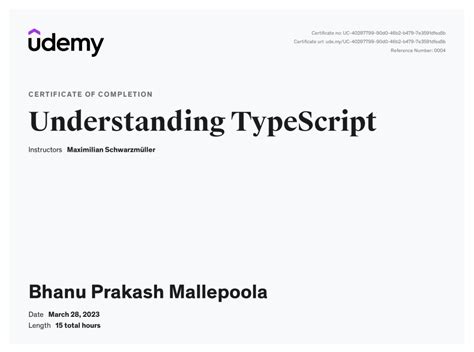 Maximilian Schwarzmüllers Typescript Course On Udemy Is Excellent Bhanu Prakash Mallepoola
