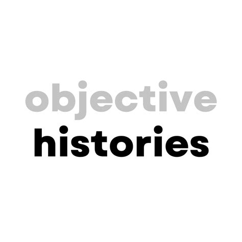Objective Histories Medium