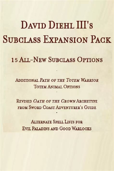 15 New 5e Subclasses And More Dungeon Masters Guild Drivethrurpg