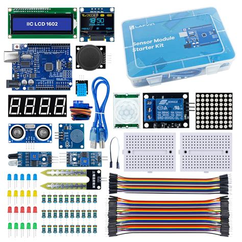 LAFVIN Sensor Module Starter Kit For Arduino Uno Set R3 CH340 0 96 OLED