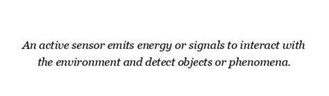 What Is The Difference Between Active Sensor And Passive Sensor