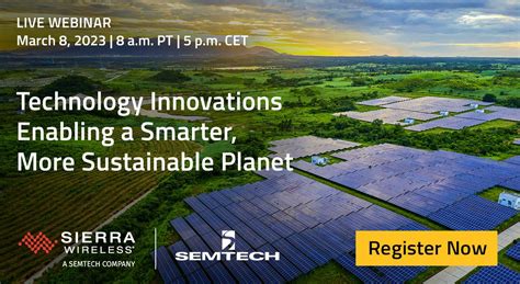 Semtech On Linkedin Iot Technology Sustainable Webinar