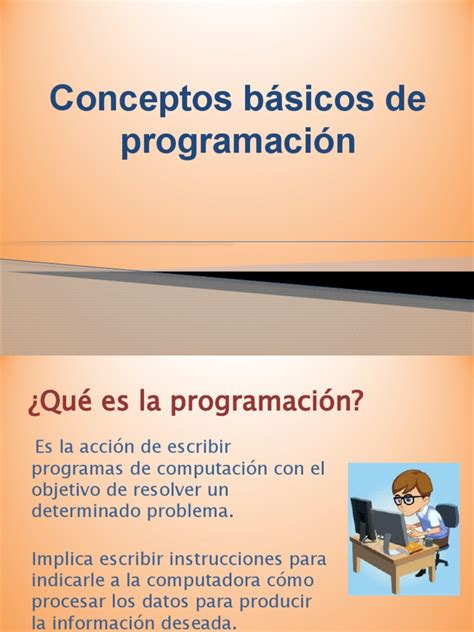 conceptos basicos programacion pdf lenguaje de programación