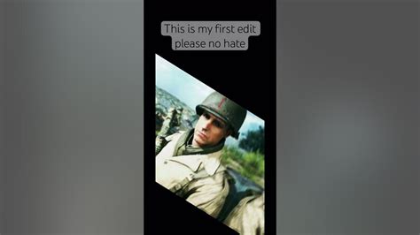 This Is My First Edit Cod Ww2 Turner Youtube