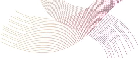 Abstract Vibrant Gradient Line Background Vector Futuristic Style Wall Art With Line Distortion