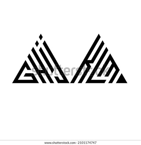 Three Letters Triangle Letter Mark Logos Stock Vector Royalty Free 2101174747 Shutterstock