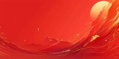 背景分享简约红色中国风烫金流动背景 小红书 花瓣网