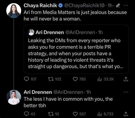 Libs Of Tik Tokchaya Raichik Gets Called Out For Posting Her Dms With Reporters Rtoiletpaperusa