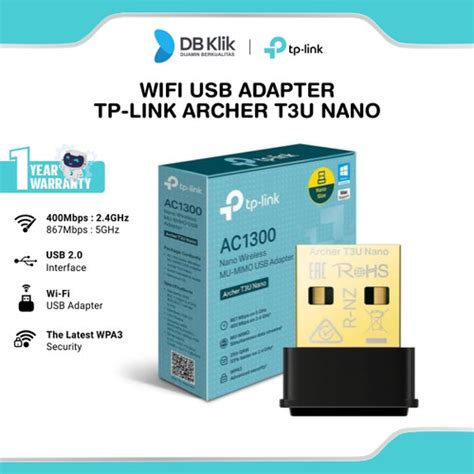 Jual Usb Wireless Adapter Tp Link Archer T U Nano Ac Mu Mimo Dualband Kota Denpasar