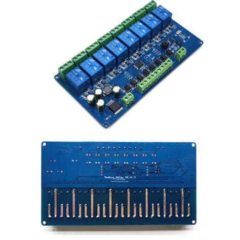 8 Channel Modbus Rtu Relay Module RS485 TTL 7 30V Ubuy India