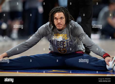 Denver Nuggets Forward Aaron Gordon 50 In The First Half Of An Nba