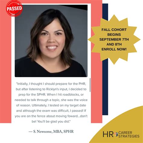 If Youre Looking For A Hr Cert Prep Course This Fall Ricklyn Offers A Great Program Check It
