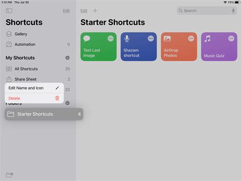 How To Create And Use Folders In Shortcuts App On Iphone And Ipad