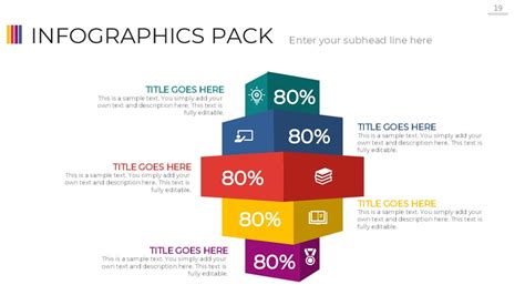 infographic powerpoint showing numbers