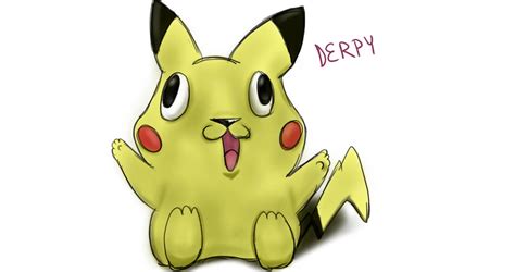 Derpy Pikachu By Gn Ms On Deviantart