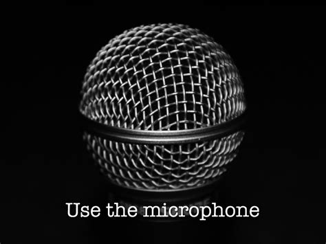 Holding The Microphone The Mobile Presenter