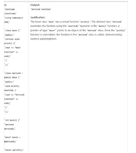 Object Oriented Programming Using C 313304 Practical No21 Write Programs To Implement
