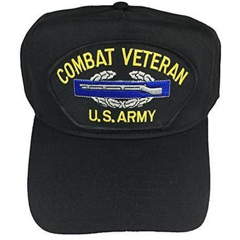 Combat Veteran Us Army W Combat Infantry Badge Cib Hat Cap Walmart