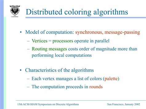Ppt Experimental Analysis Of Simple Distributed Vertex Coloring Algorithms Powerpoint