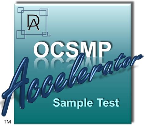 Ocsmp Accelerator™ Sample Test Delligatti Associates